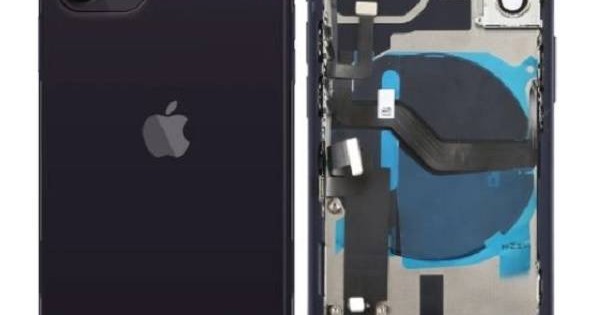 Full Housing Body Panel For Apple iPhone 12 Black | ORIGINAL