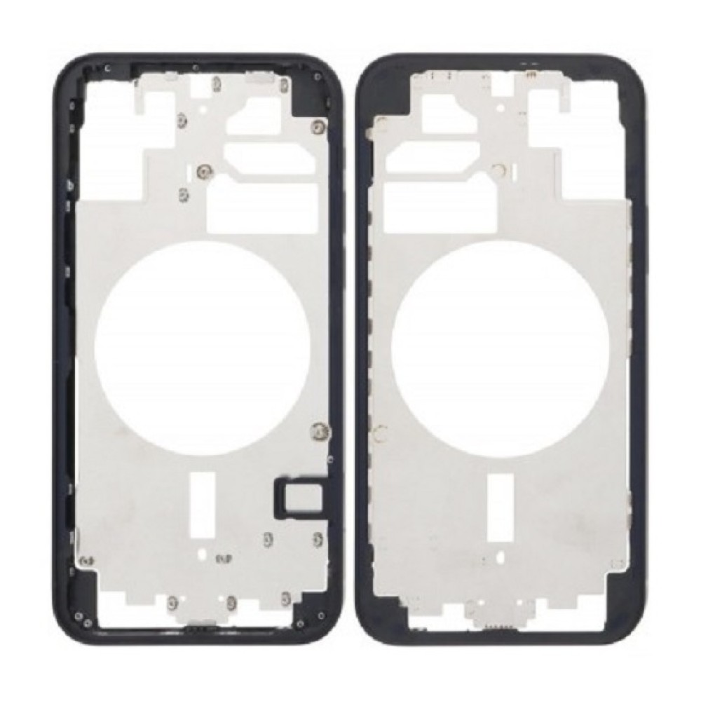 Front Frame Middle Chassis For Apple iPhone 12 Black | ORIGINAL