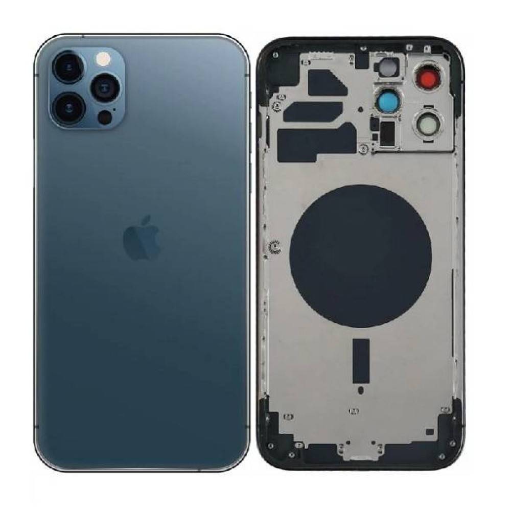 Full Housing Body Panel For Apple iPhone 12 Pro Max Blue | ORIGINAL