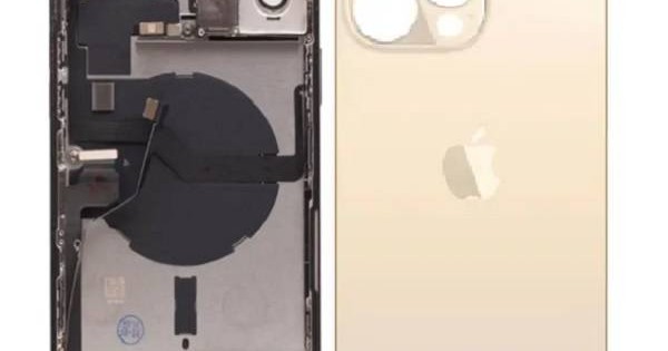 Apple iPhone 12 Pro Max Rear Complete Housing Panel Gold - Cellspare