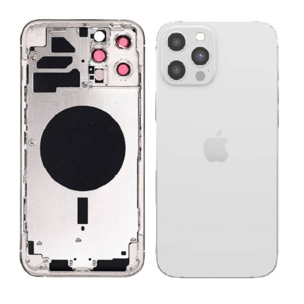Apple iPhone 12 Pro Max Rear Complete Housing Panel Silver - Cellspare