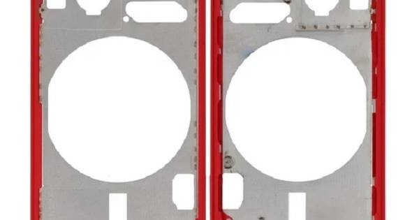Front Frame Middle Chassis For Apple iPhone 13 Red | ORIGINAL