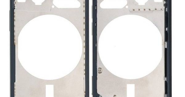 Front Frame Middle Chassis For Apple iPhone 13 Mini Black | ORIGINAL