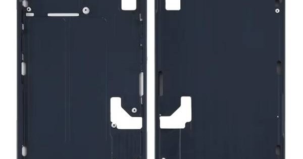 Front Frame Middle Chassis For Apple iPhone 14 Plus Black | ORIGINAL