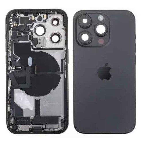 Apple iPhone 14 Pro Rear Housing Panel Space Black - Cellspare