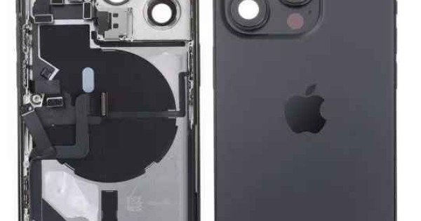 Apple iPhone 14 Pro Rear Housing Panel Space Black - Cellspare