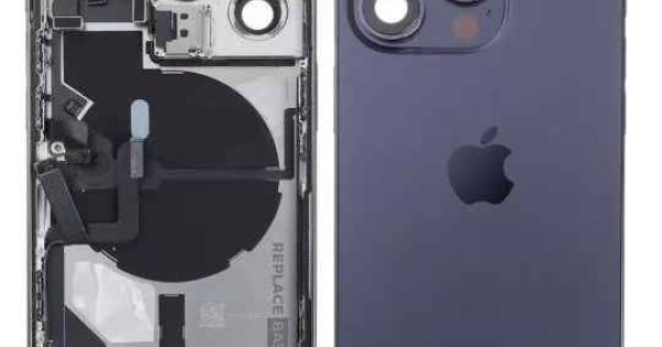 Apple iPhone 14 Pro Rear Housing Panel Deep Purple - Cellspare