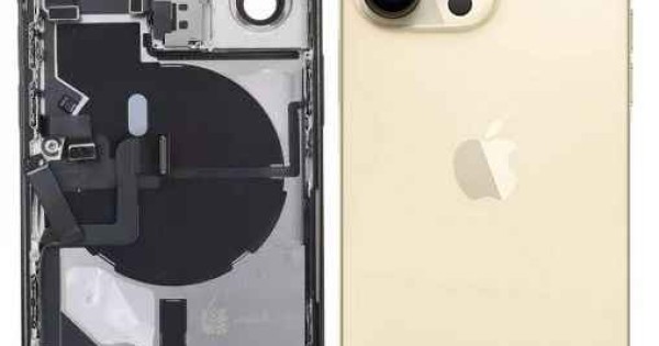 Apple iPhone 14 Pro Rear Housing Panel Gold - Cellspare