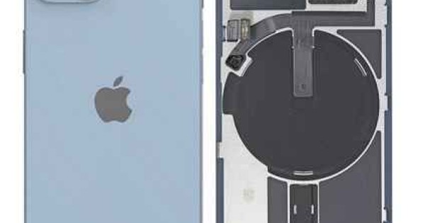 Apple iPhone 14 Rear Housing Back Panel Battery Door Blue - Cellspare