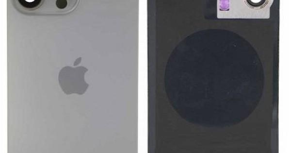 Apple iPhone 15 Pro Max Rear Housing Panel Titanium - Cellspare