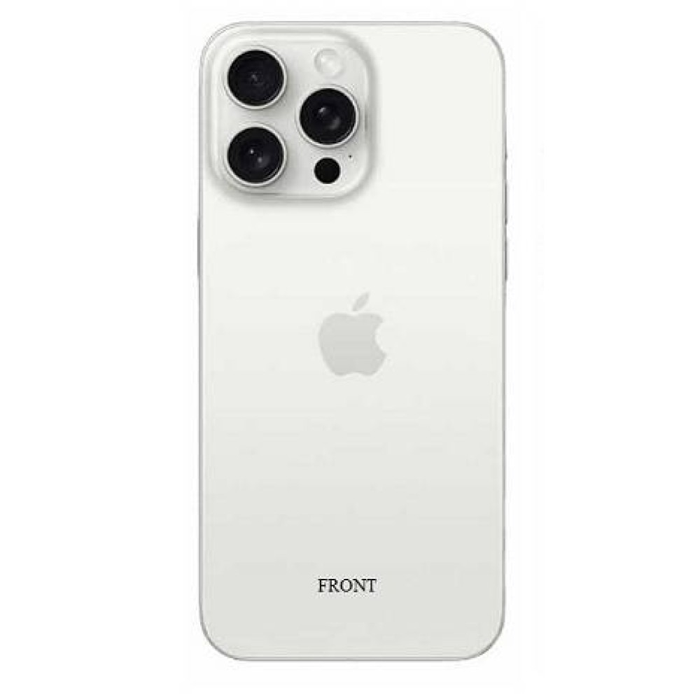Apple iPhone 15 Pro Max Rear Housing Door - White Titanium