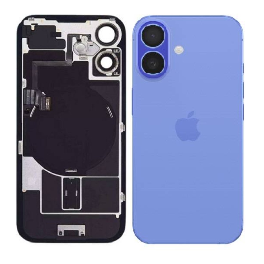 Full Housing Body Panel For Apple iPhone 16 Blue | ORIGINAL