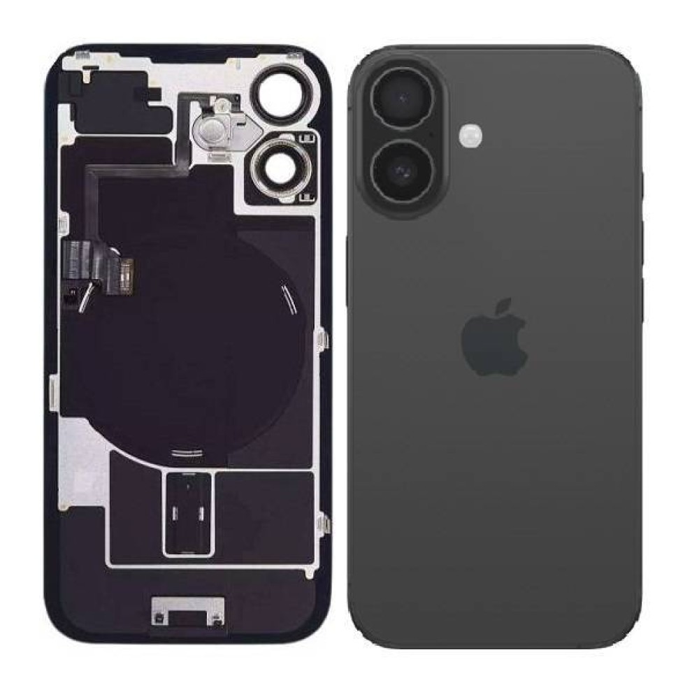 Full Housing Body Panel For Apple iPhone 16 Plus Black | ORIGINAL