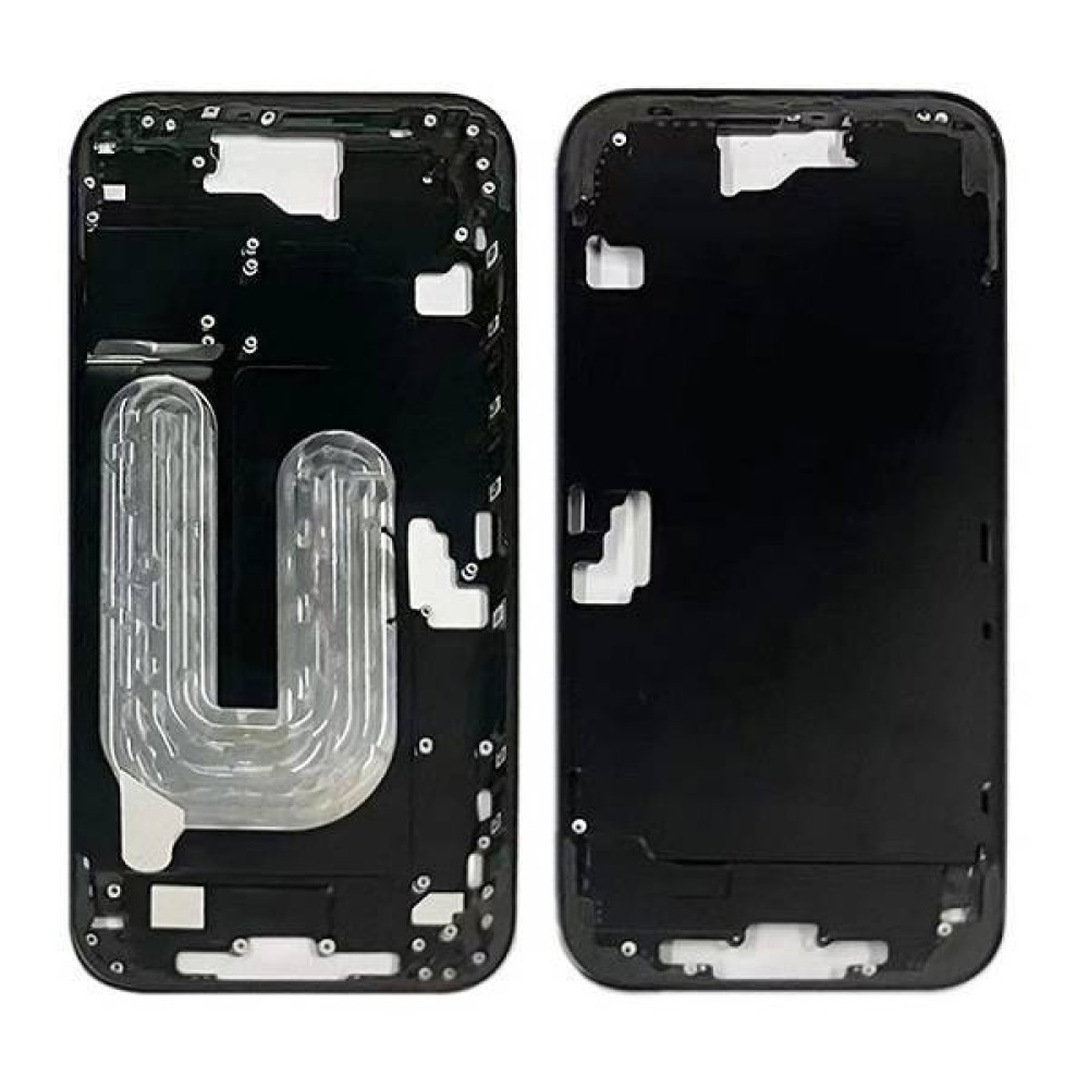 Front Frame Middle Chassis For Apple iPhone 16 Plus Black | ORIGINAL