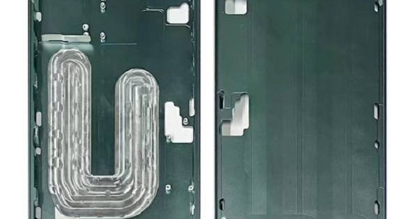 Front Frame Middle Chassis For Apple iPhone 16 Plus Teal | ORIGINAL
