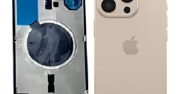 Full Housing Body Panel For Apple iPhone 16 Pro Desert Titanium | ORIGINAL