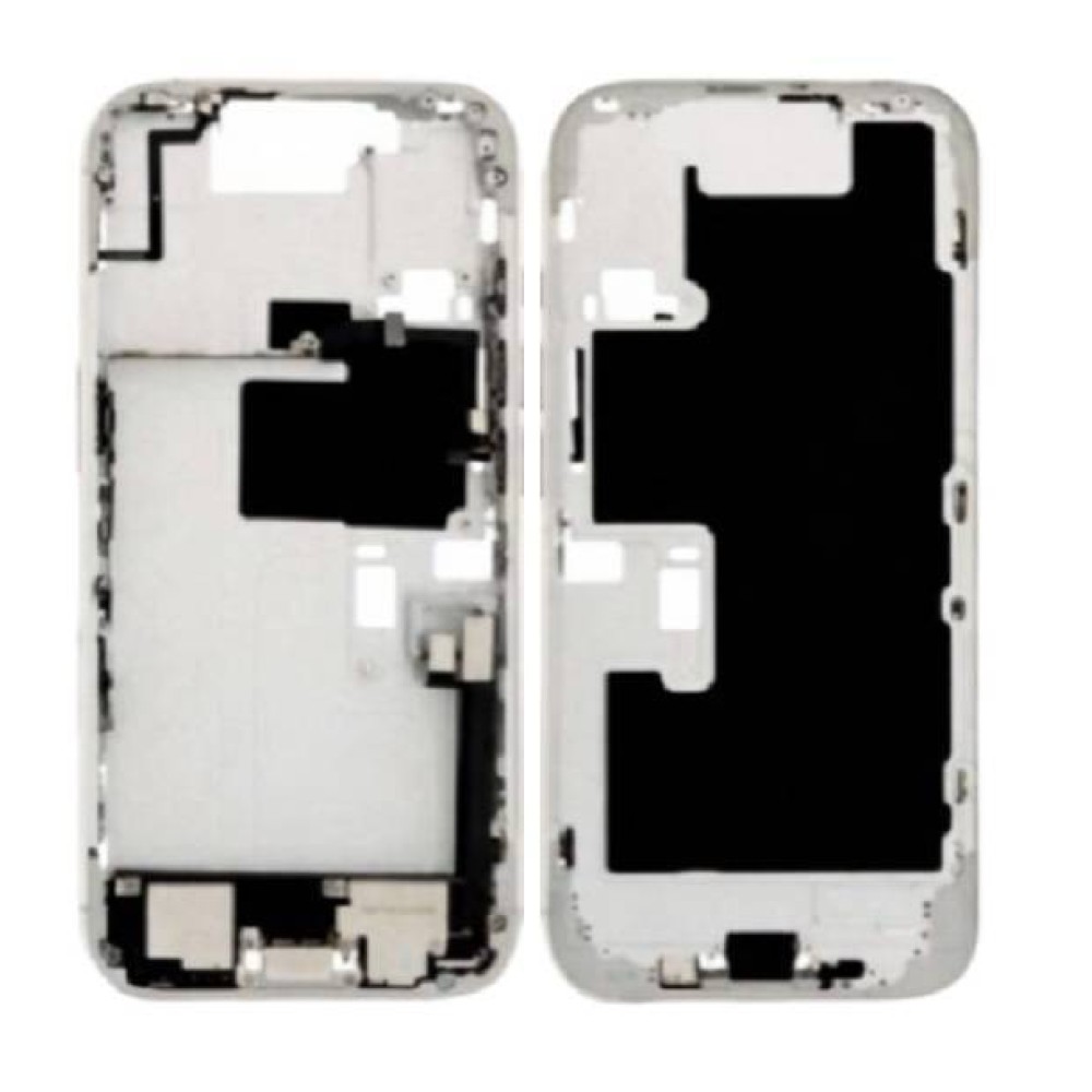 Front Frame Middle Chassis For Apple iPhone 16 Pro Max White | ORIGINAL