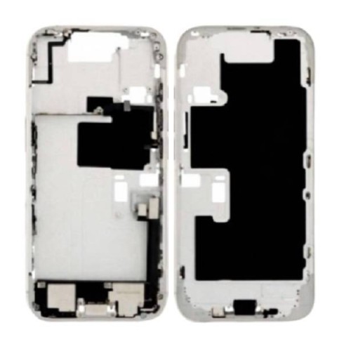 Front Frame Middle Chassis For Apple iPhone 16 Pro Max White | ORIGINAL