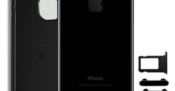 Full Housing Body Panel For Apple iPhone 7 Plus Black | ORIGINAL