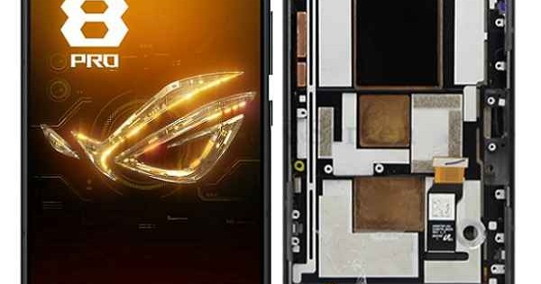 Asus ROG Phone 8 Pro LCD Screen With Frame Module - Black