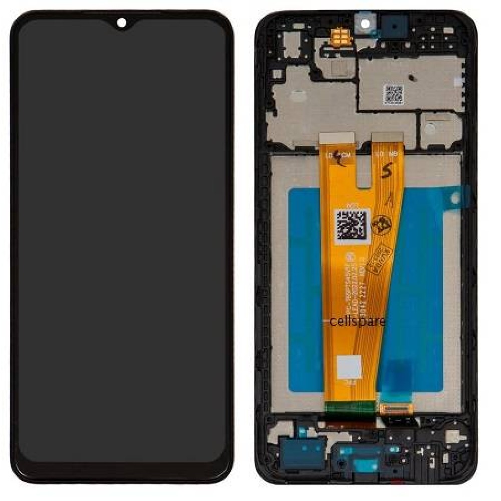 Samsung Galaxy A04 LCD Screen With Frame Black | ORIGINAL