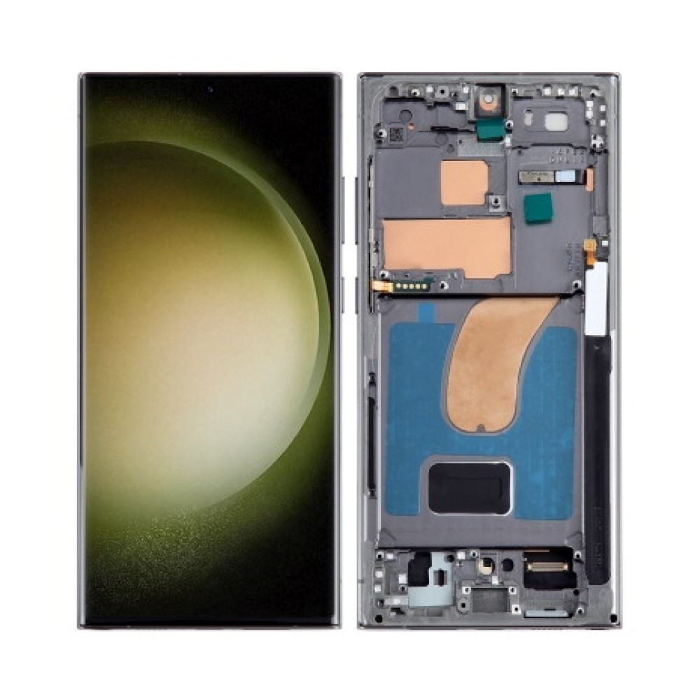Samsung Galaxy S23 Ultra LCD Screen With Frame Module - Green