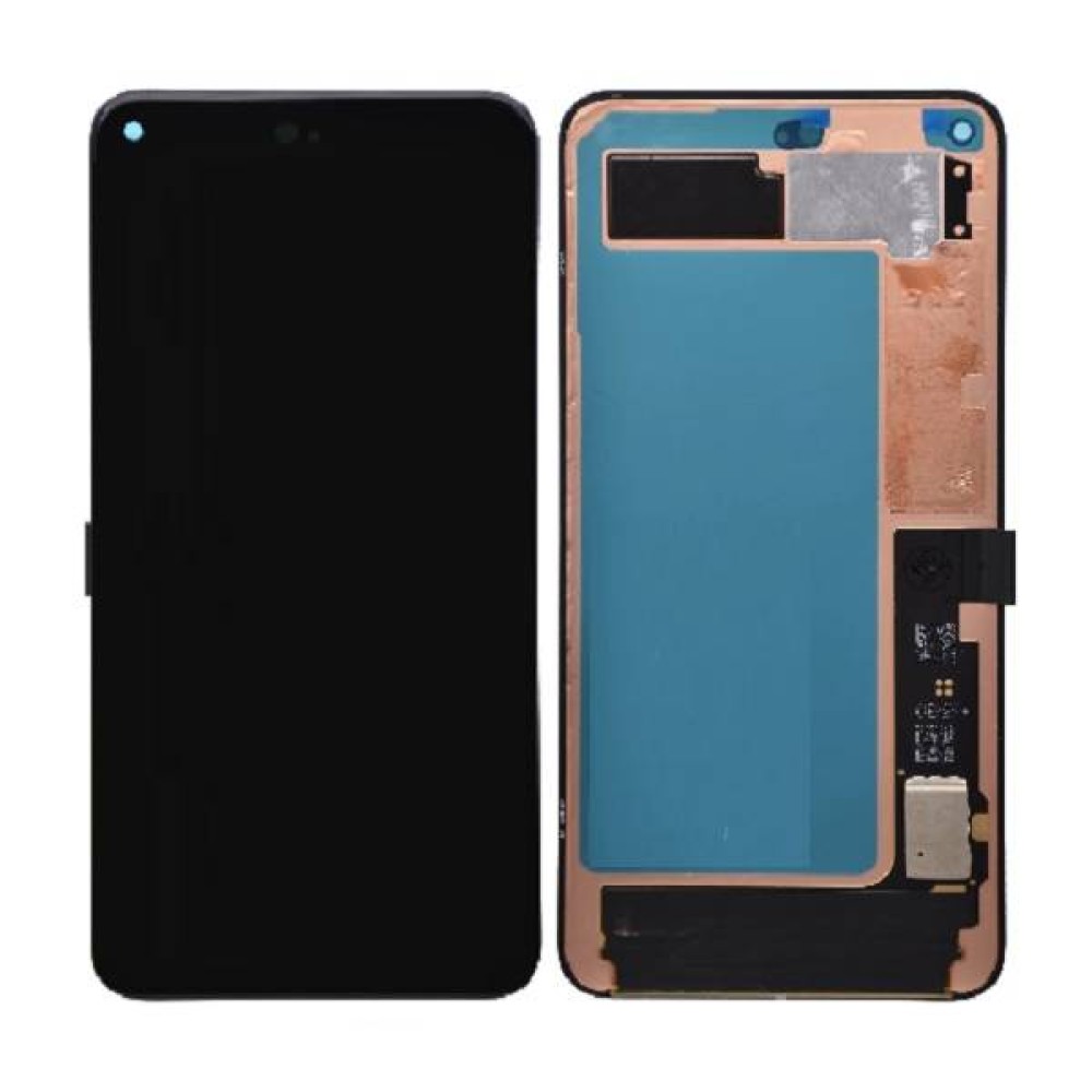 LCD Screen Display With Frame For Google Pixel 5 Black | ORIGINAL