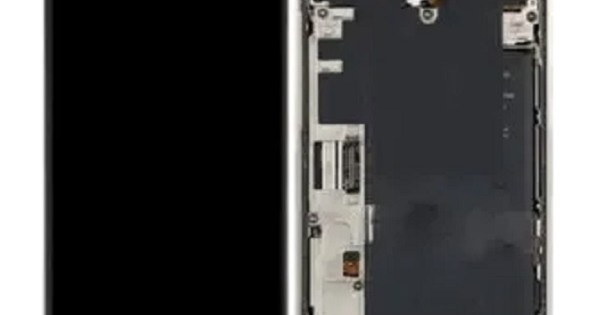 LCD Screen Display With Frame For Google Pixel 6 Black | ORIGINAL