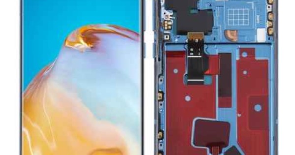 Huawei P40 Pro LCD Screen With Frame Blue Module - Cellspare
