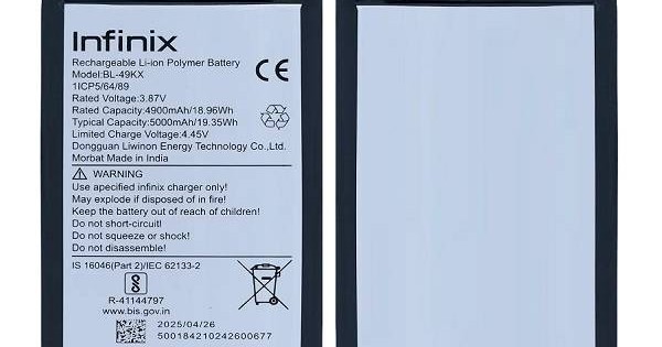 Infinix Note 12 (2023) Battery | ORIGINAL | Cellspare
