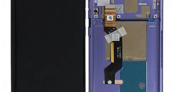 LCD Screen Display With Frame For Motorola Edge 50 Pro Lavender | ORIGINAL