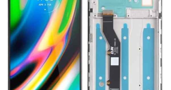 Motorola Moto G9 Plus LCD Screen With Frame Module - Black