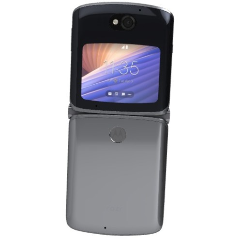 Motorola Razr 5G Rear Housing Panel Silver - Cellspare
