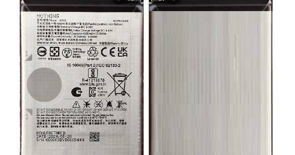 Nothing Phone 3 5G Battery | ORIGINAL | Cellspare