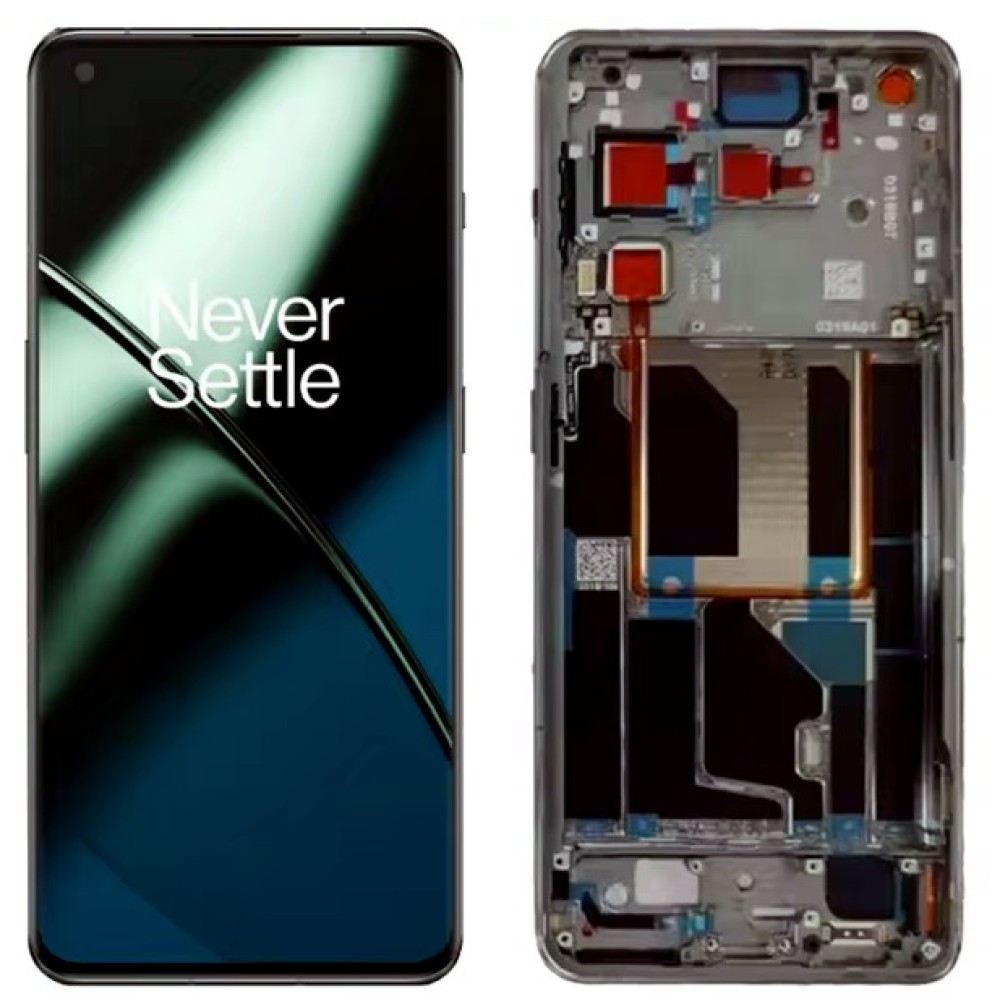 OnePlus 11 LCD Screen Display With Frame Module Black - Cellspare