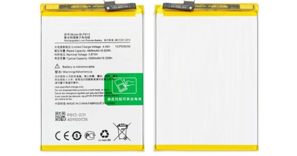 Original Battery For OnePlus Nord CE 3 Lite | BLP989 | Replacement