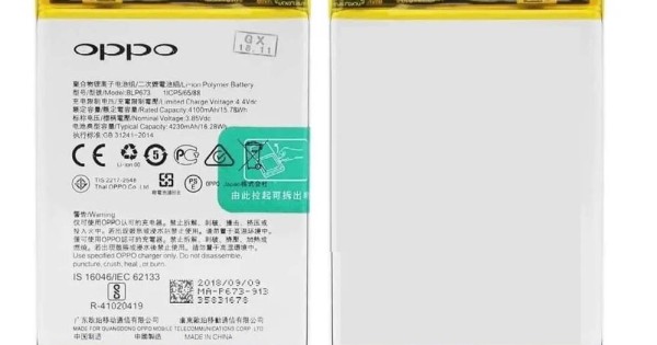 Battery For Oppo A3s / Original / Cellspare