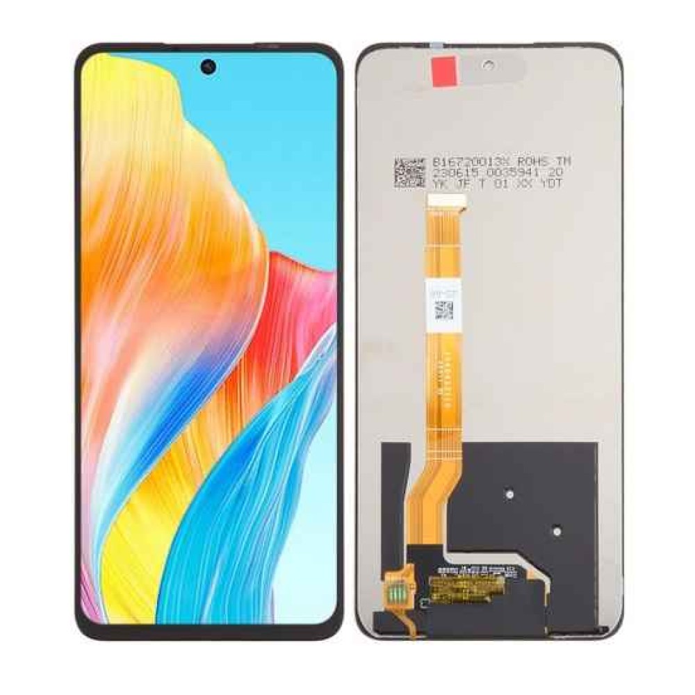 Oppo A58 LCD Screen Display Black - High Quality