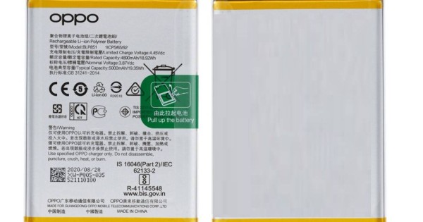 Battery For Oppo A95 5G / Original / Cellspare