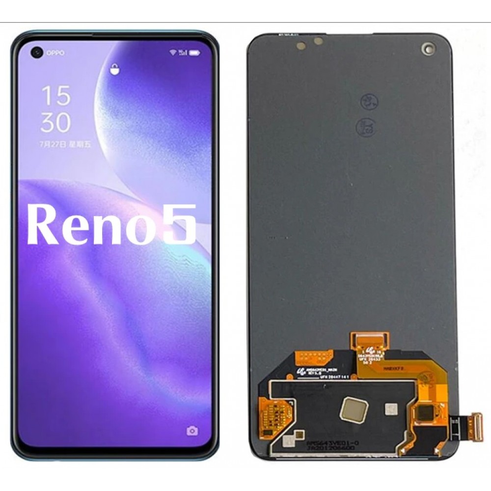 Oppo Reno 5 4G LCD Screen Display Black - High Quality