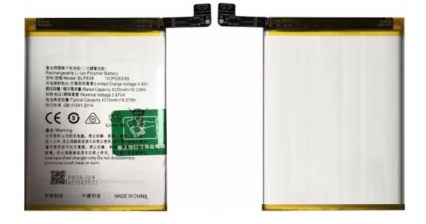 Battery For Oppo Reno 5Z / Original / Cellspare