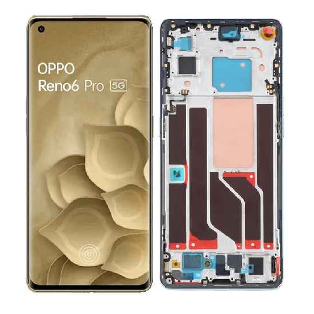 Oppo Reno 6 Pro 5G LCD Screen With Frame Majestic Gold - Cellspare