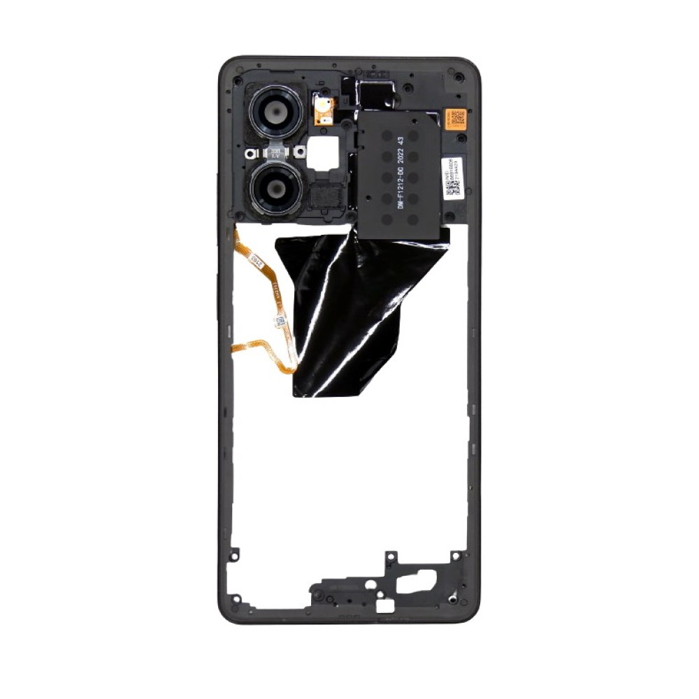 Xiaomi Poco X5 Pro Middle Frame Replacement Black - Cellspare