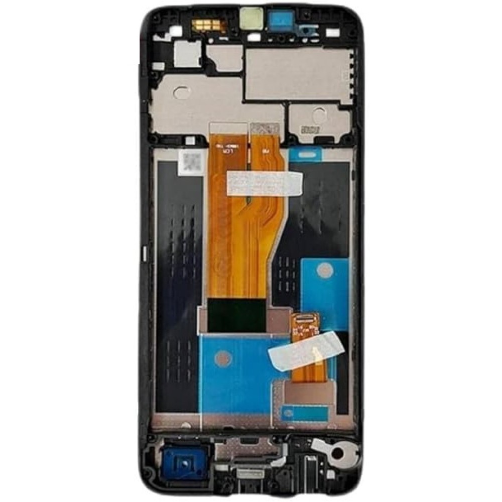 Realme C30 LCD Screen With Frame Module Black - Cellspare