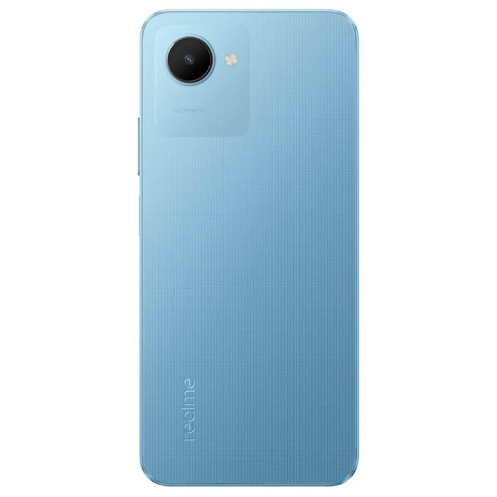 Realme C30s Rear Housing Panel Battery Door Stripped Blue - Cellspare