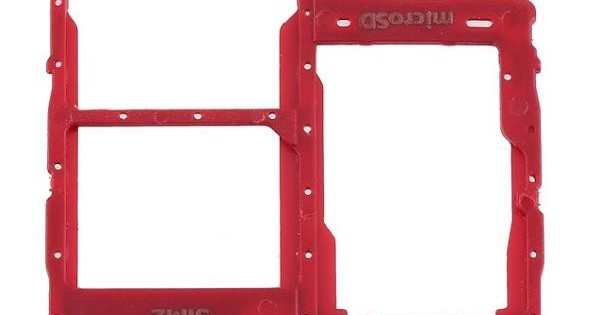 Samsung Galaxy A01 Core Sim Card Tray - Red