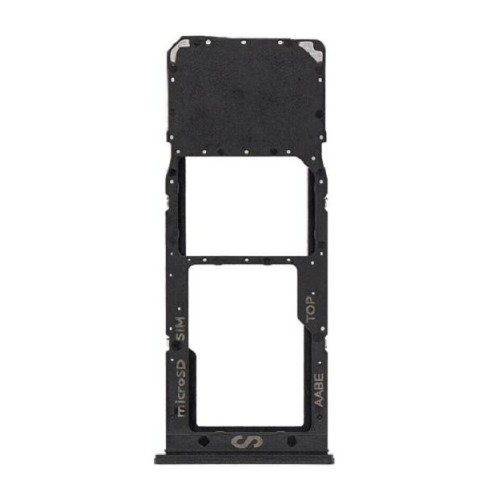 Samsung Galaxy A12 Sim Card Tray - Black