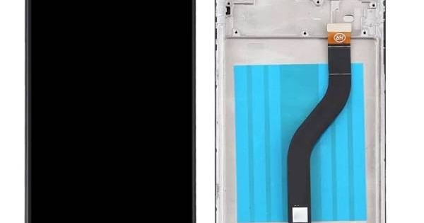 Samsung Galaxy A20s LCD Screen With Frame Black - ORIGINAL