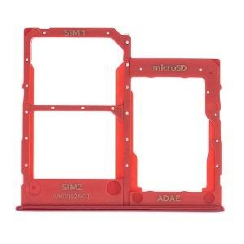 Samsung Galaxy A41 Sim Card Tray - Red