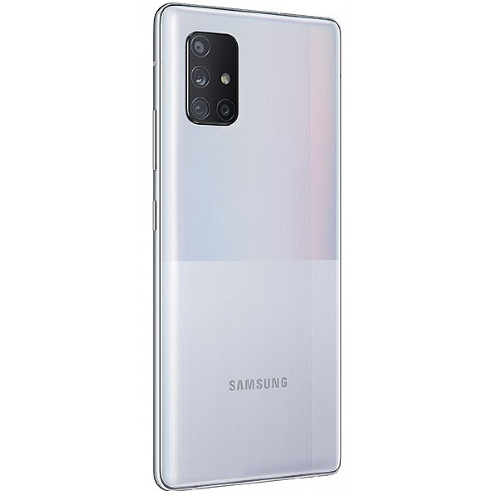 Samsung Galaxy A71 5G Rear Housing Panel Prism Cube Sliver - Cellspare